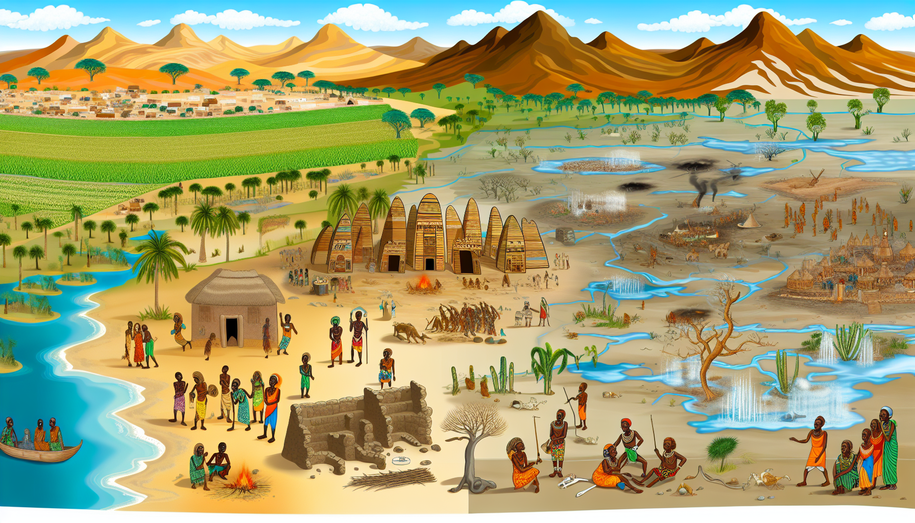 The Impact of Climate Change on Historical African Societies