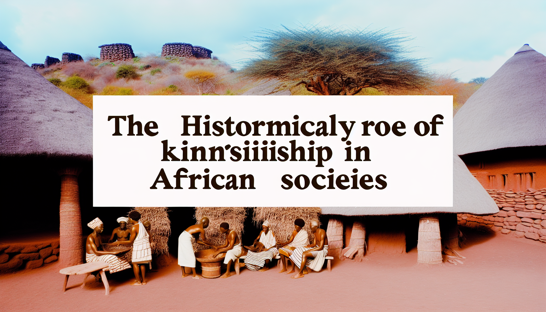 The Historical Role of Kinship in African Societies