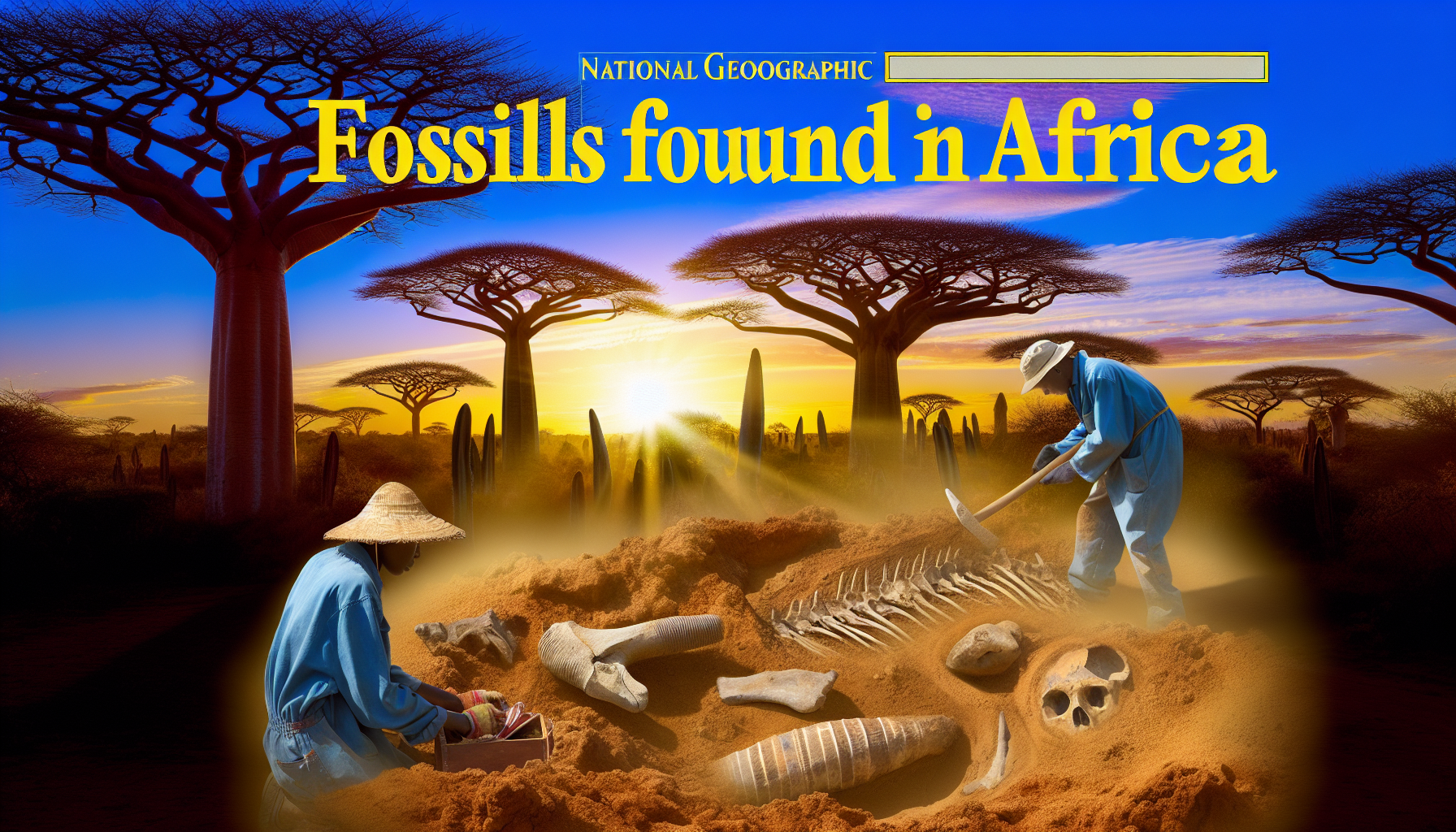 Fossils found in Africa